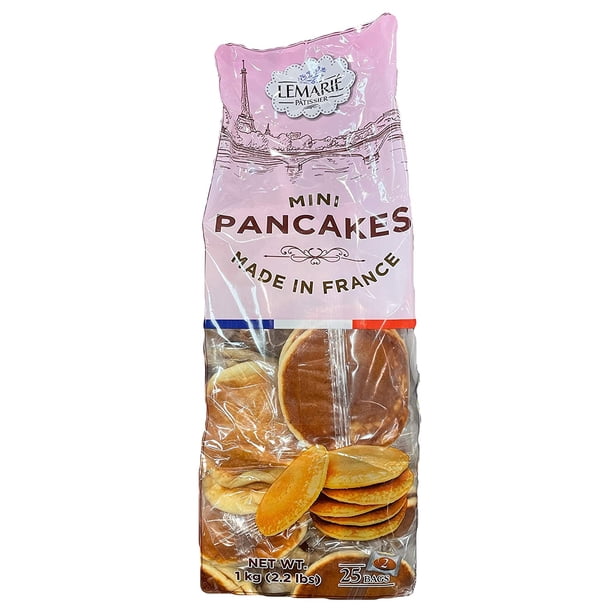 French Mini Pancakes 25 Bags - 2.20 lbs - Made in France - 2 ...