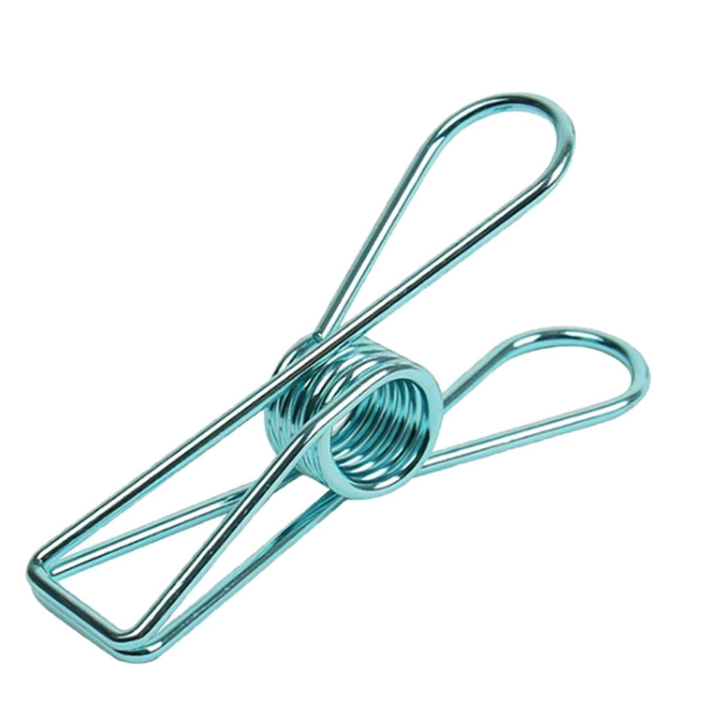10 Pieces Metal Long Tail Clip Lovely Hollow Wire Green S - Walmart.com