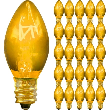 Christmas Light Bulbs Transparent Clear Twinkle Flashing Blinking Box ...