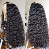 18 Inch Deep Wave Lace Front Wigs Human Hair 13x4 HD Lace Frontal Wigs ...