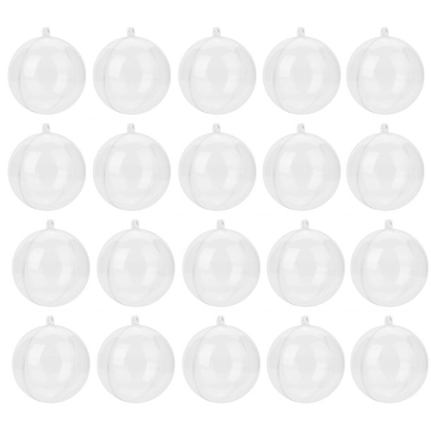 DIY Balls,20 Pcs Clear Fillable Fillable Balls Christmas Tree Balls ...