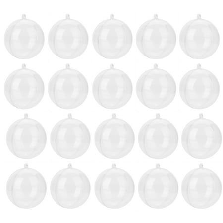 DIY Balls,20 Pcs Clear Fillable Fillable Balls Christmas Tree Balls ...