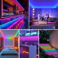 Ruiandsion RGBIC Neon LED Strip Light, 6.56ft,5V USB App and Remote ...