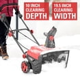 ECOMAX 15 AMP Corded Electric Snow Blower, with Duable LED Lights ...