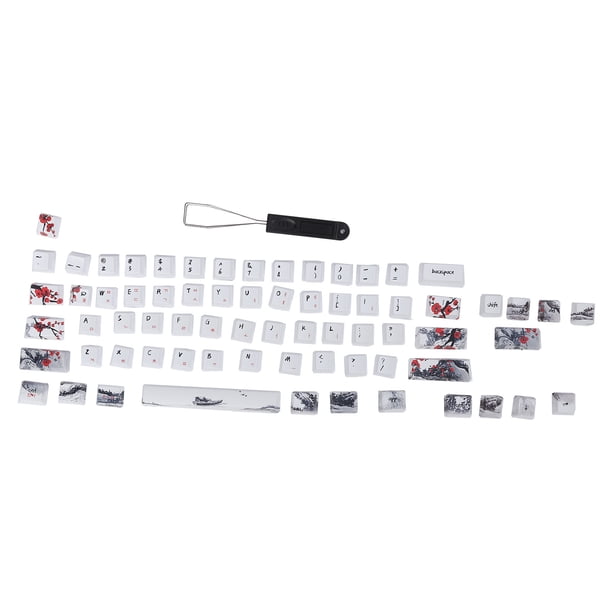 Keycaps PBT 5Sided Sublimation 71 Keys Keyboard Caps for Mechanical ...