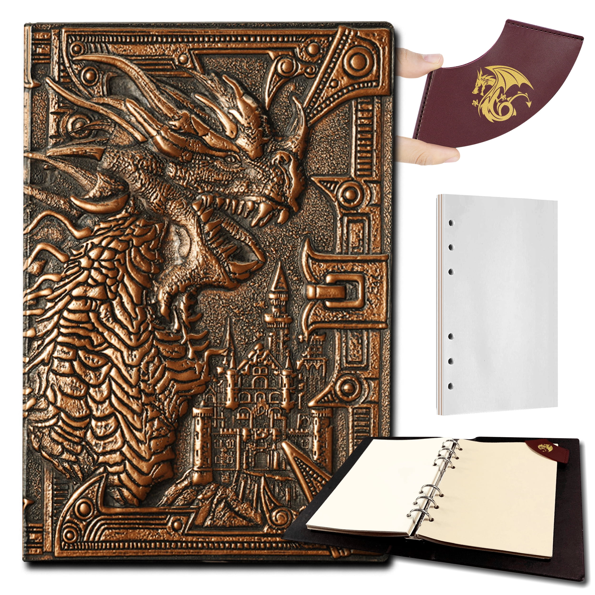 DND Notebook/Journal Dungeon Master Dragons D&D Dice Accessories Role ...