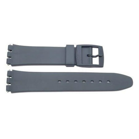 Bandenba - Swatch Replacement Gray Mens 17mm Plastic Watch Band ...