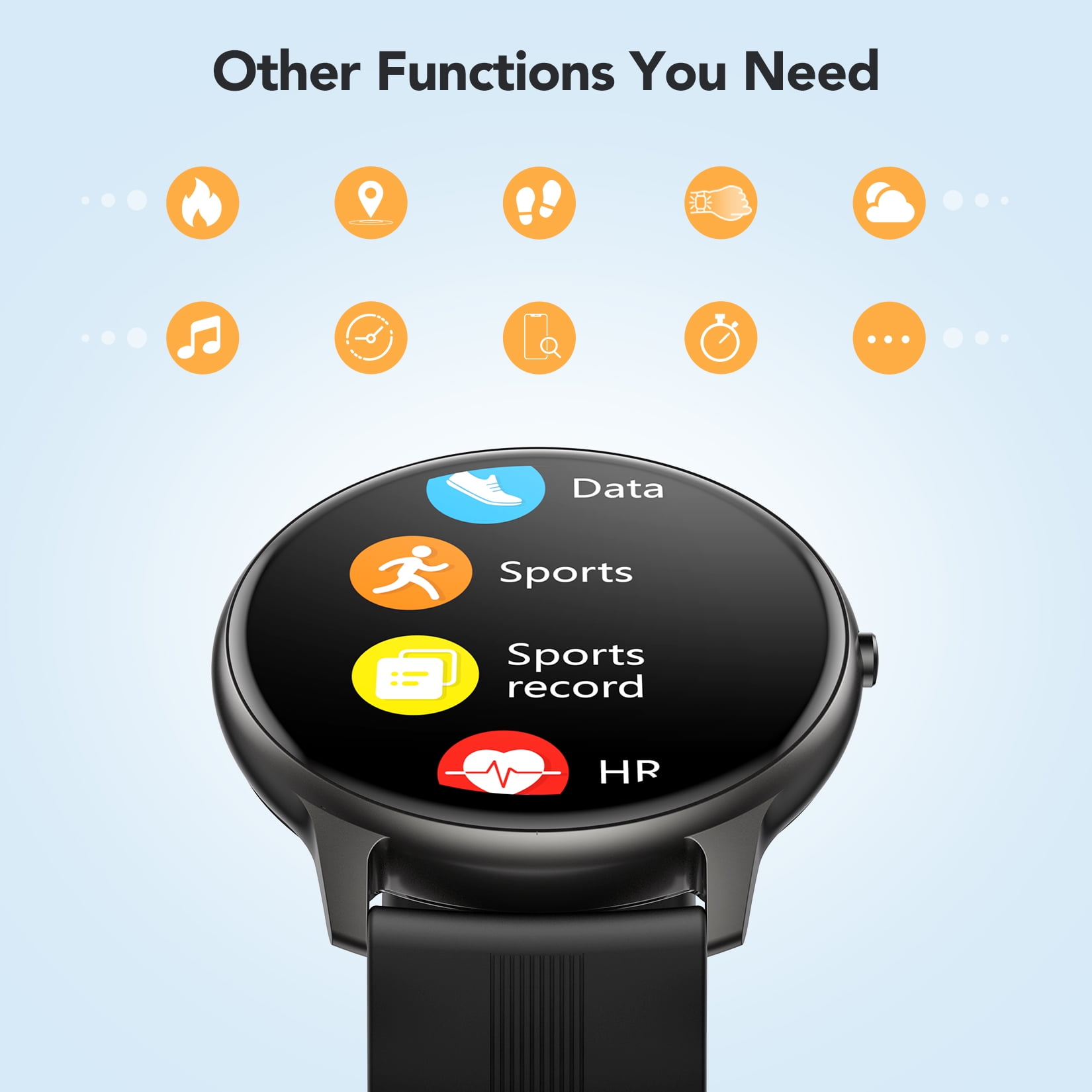 Buy AGPTEK Fitness Tracker, Smart Watch for Android iOS Phones, 1.69 ...
