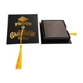 Nsxcdh Graduation Cap Candy Box Black Square Favor Box with Tassel Grad ...