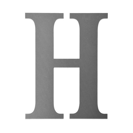 Rusted Orange CRAFTWORKS 9" Classic Metal Letter (H) Metal Alpha Letter ...