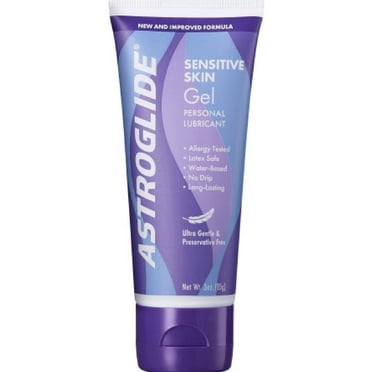 Astroglide Ultra Gentle Gel Personal Lubricant Sensitive Skin - 3oz ...