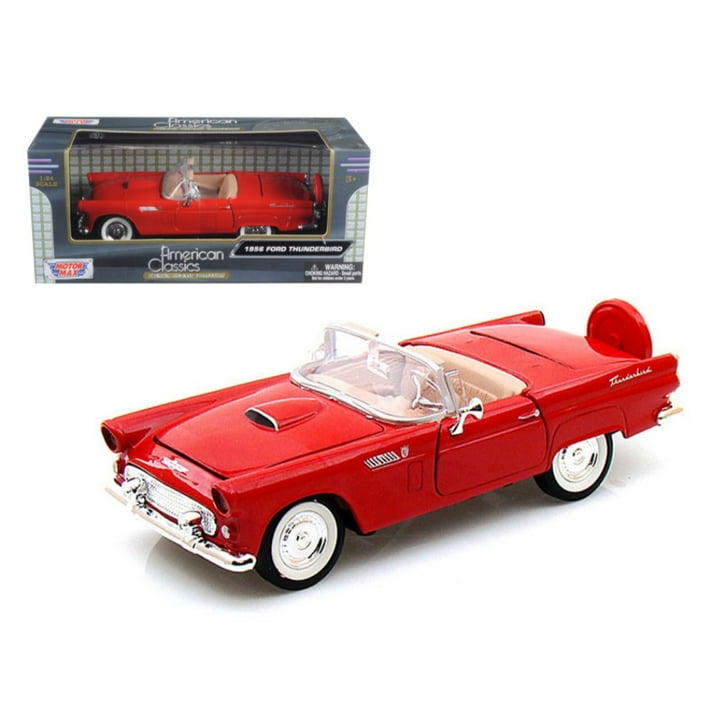 MOTORMAX 1:24 Scale 1956 Ford Thunderbird Convertible Diecast Model Car ...