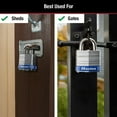 Master Lock 3QLDHCHD Zinc Plated Steel Padlocks, 4-Pack - Walmart.com