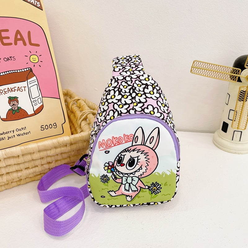 Mochila Kawaii The Monsters Labubu, bolso cruzado con figuras de anime ...