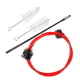 Masteelf Red Cornet Brush Cleaning Kit for Trumpet and Tubular ...
