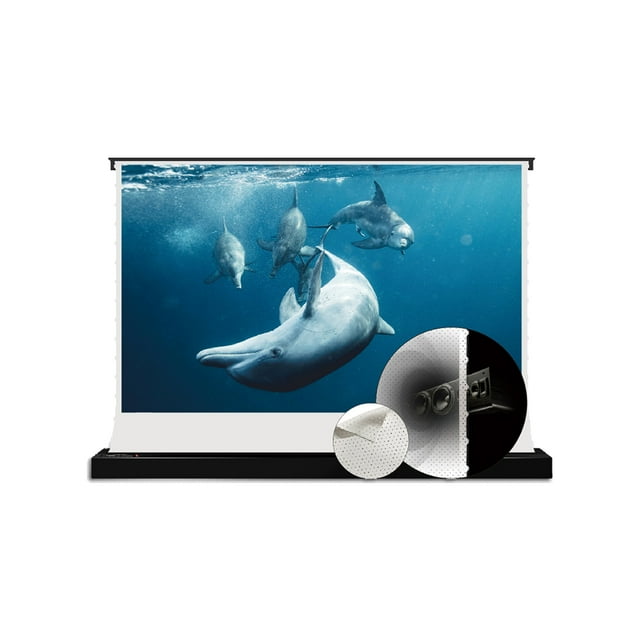 VIVIDSTORM-Projector Screen with Stand Sound Transparent Perforated ...