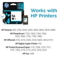 HP 56 Black Ink Cartridge | Works with HP DeskJet 450, 5000, 9600 ...