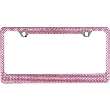 Pink Butterflies License Plate Tag Frame, Multiple Colors - Walmart.com