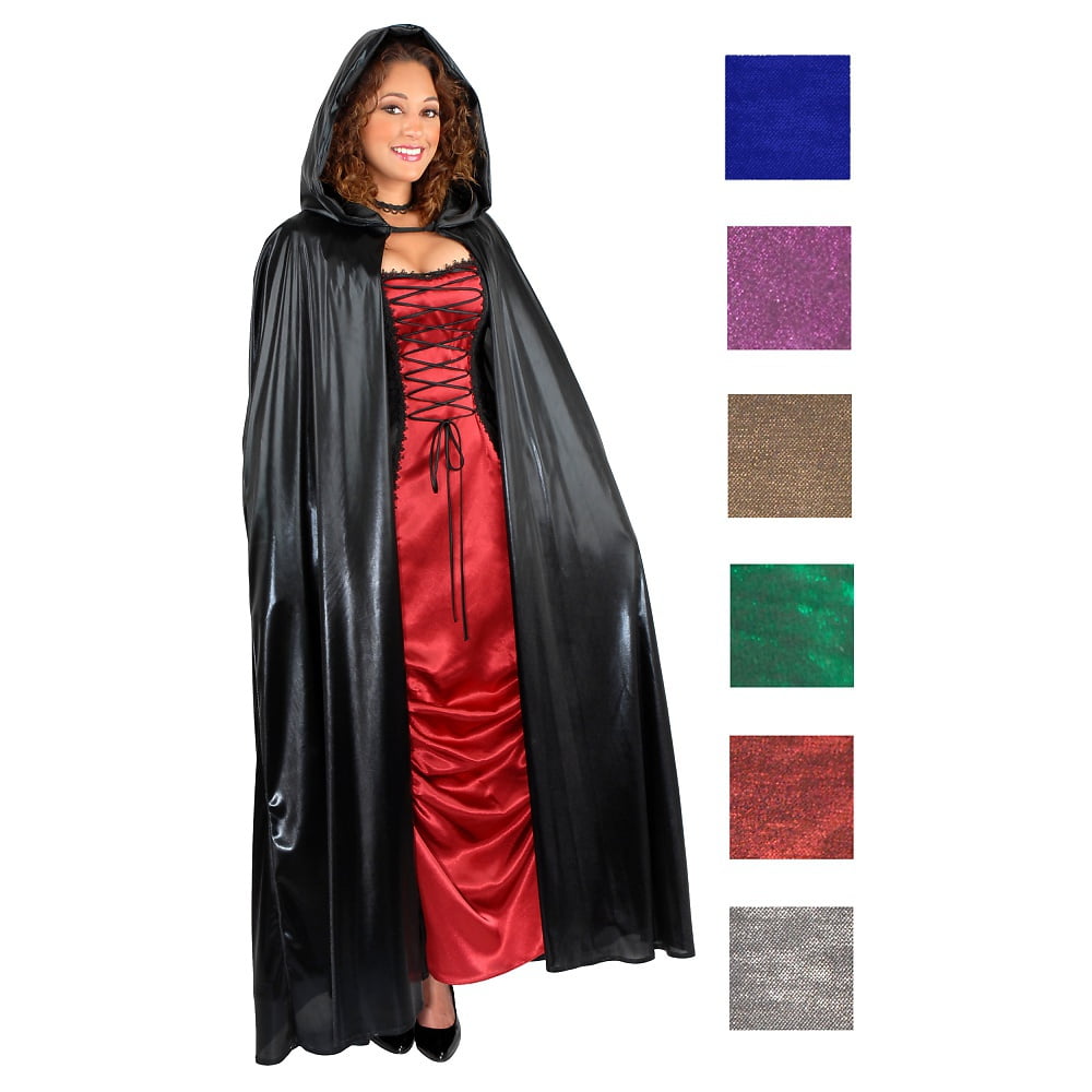 Unisex Hooded Cape Adult Costume Accessory Gold - Walmart.com