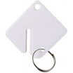 SecurIT Replacement Slotted Key Cabinet Tags, 1 5/8 x 1 1/2, White, 20 ...