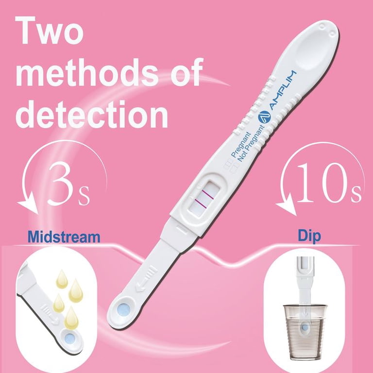 Early Detection HCG Amplim Pregnancy & Ovulation Test Kit - 13 Pack ...