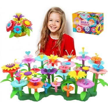 CENOVE Floral Arrangement Building Toy Set for Girls Aged 3-6 Years ...