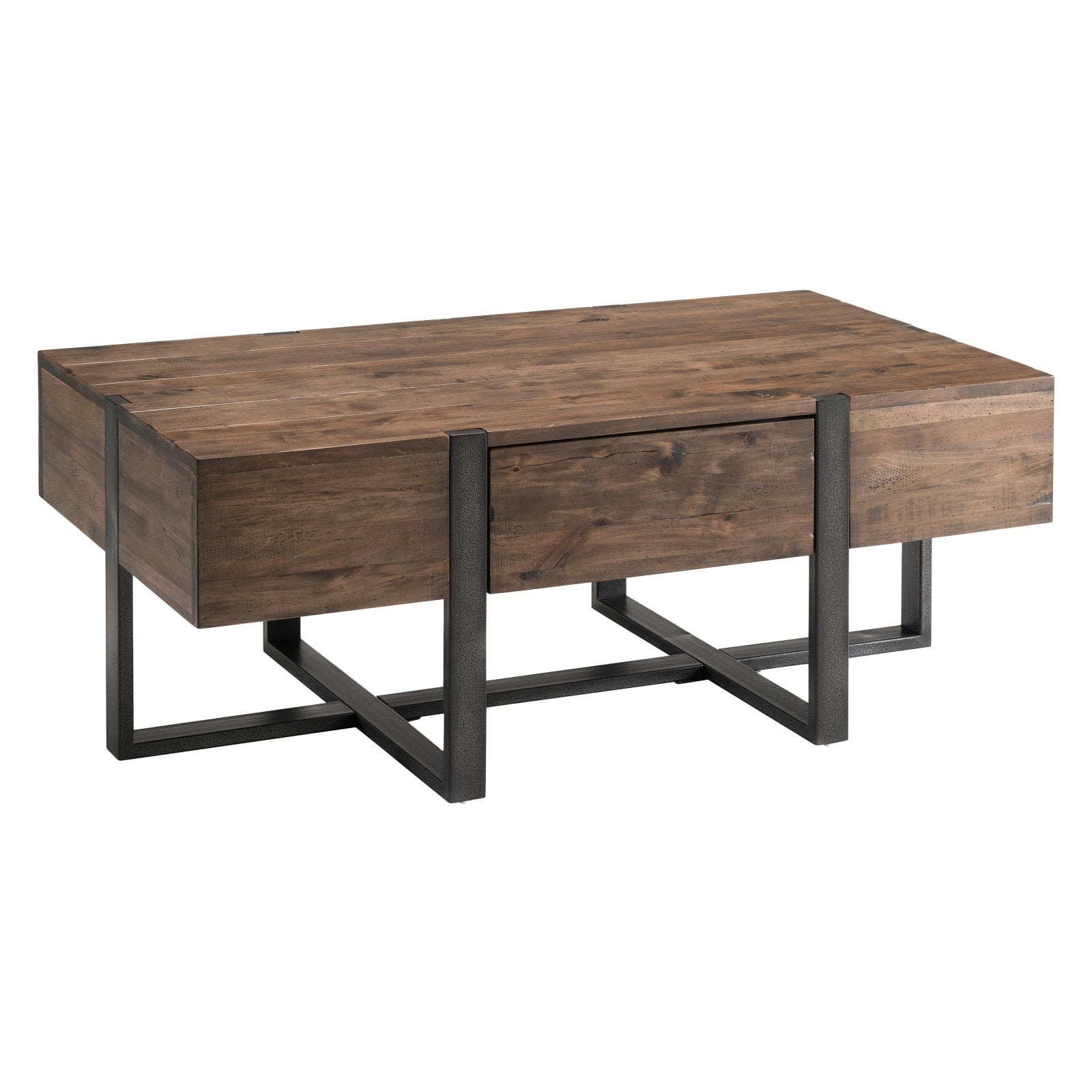 Magnussen Prescott Modern 48" x 24" Coffee Table in Rustic Honey ...