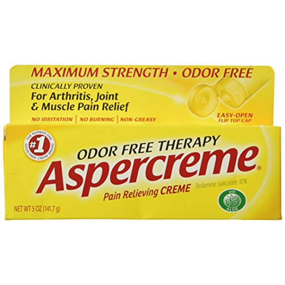 3 Pack - Aspercreme Pain Relieving Creme 5 oz Each - Walmart.com ...