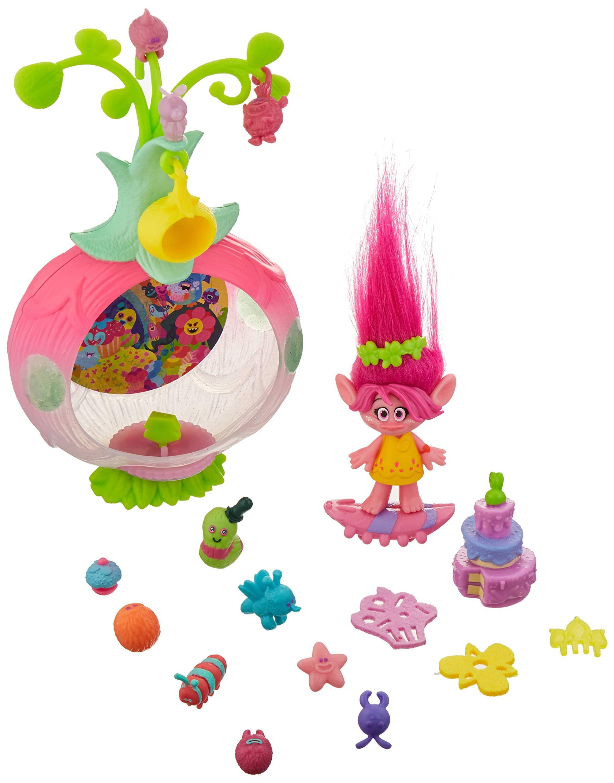 Dreamworks Trolls Sparkle Surprise Party Pod Playset with Color ...