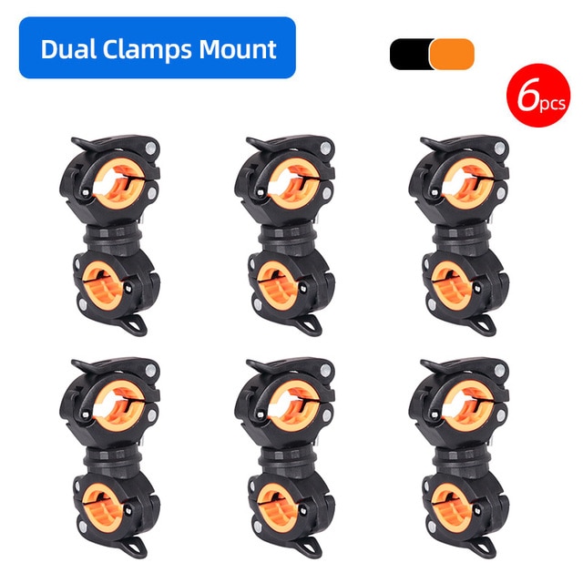 Bicycle Light Bracket Bike Lamp Holder LED Torch Headlight Pump Stand ...