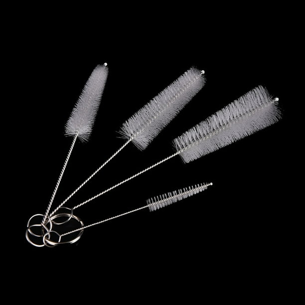4 Bottle Cleaning Brushes Kitchen Kettle Spout Teapot Nozzle Clean ...