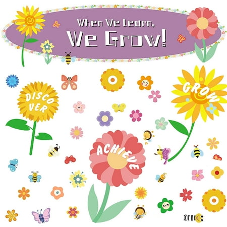 39 Pieces Classroom Bulletin Board Decoration Set, When We Learn We ...