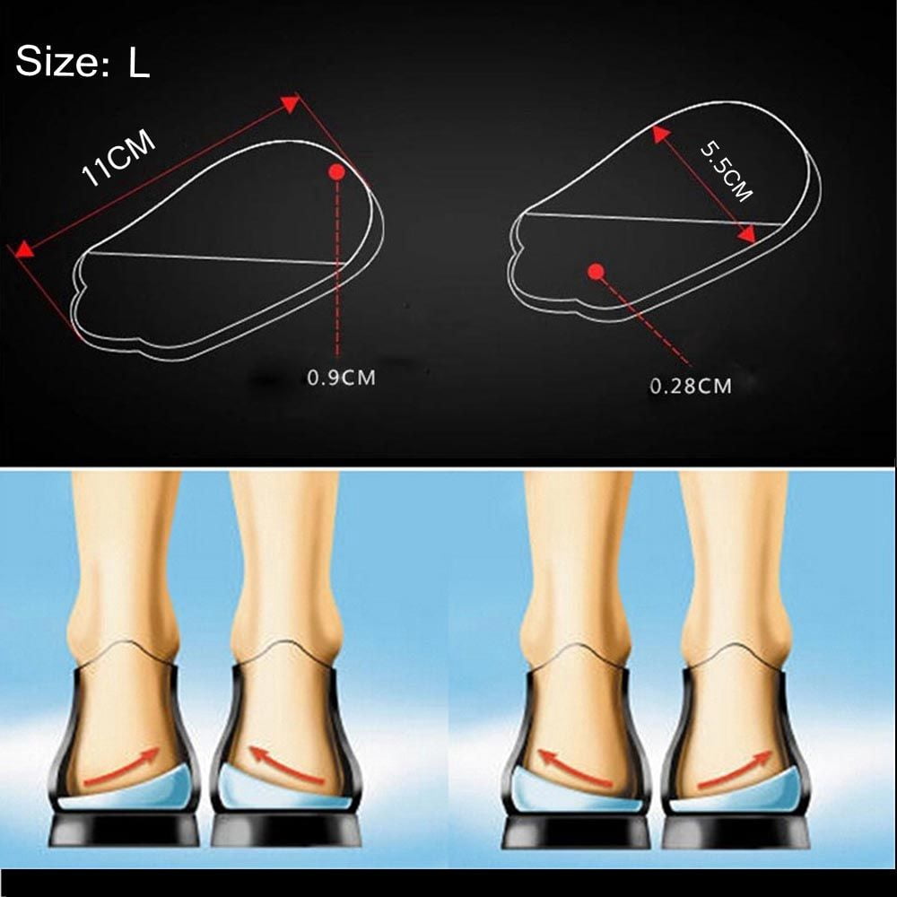 1 Pair Hot Sale Heel Cushion Orthopedic Shoes Pad Flat Foot Care X/O ...