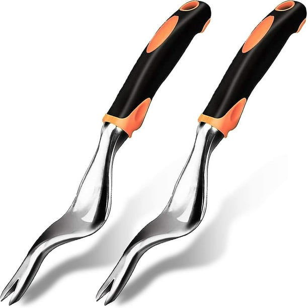 2 Pack Garden Weeding Removal Cutter Tools Weed Puller Dandelion Digger ...