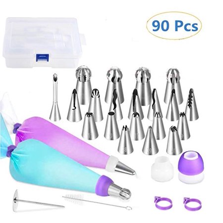 90 pieces set for decorating cakes, perfect for chocolates, cookies ...