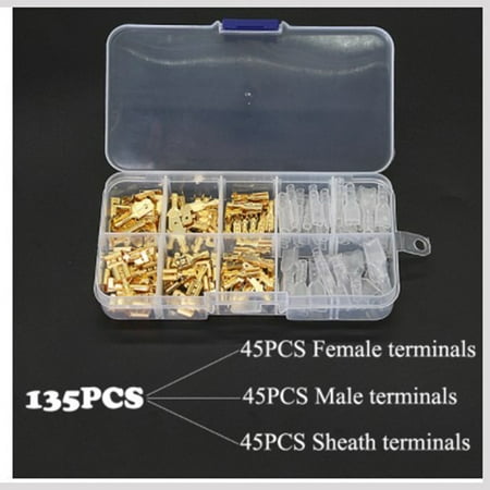 Terminal Connector Kit,Yellow Crimp Terminal Block Yellow Terminal ...