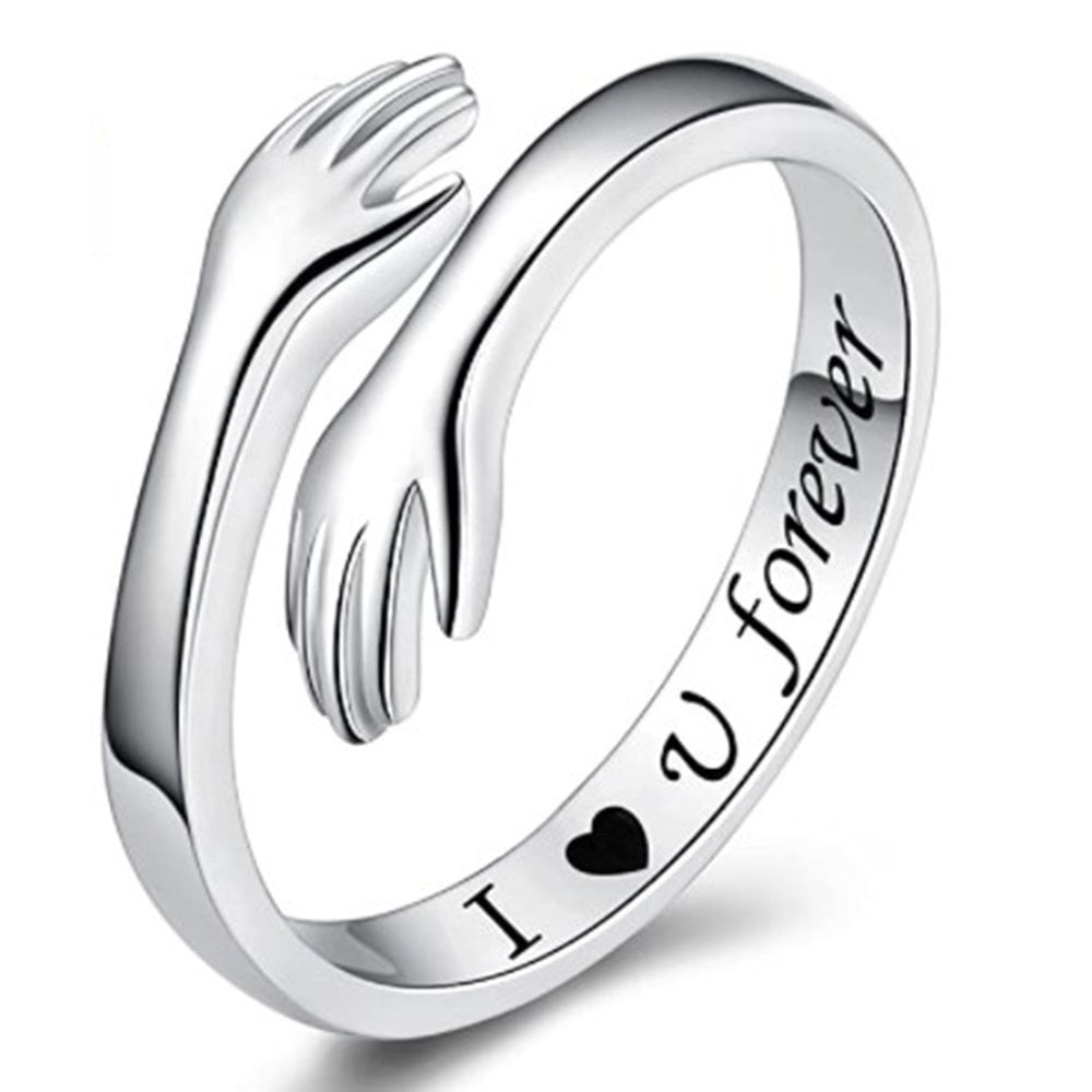 Click here for Eigthtail Kaboer Hug Rings For Women Sterling Silv... prices