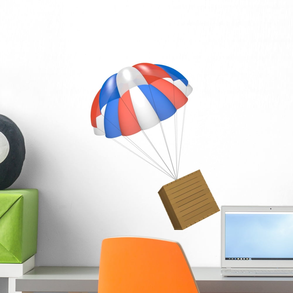 Parachute France Wall Decal by Wallmonkeys Peel and Stick Graphic (18 ...