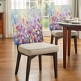 Chair Covers Set of 4 Full Abstract Plant Chair Slipcover Protector ...