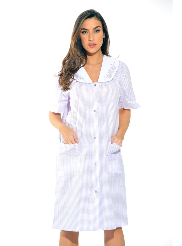 Snap Front Housecoat