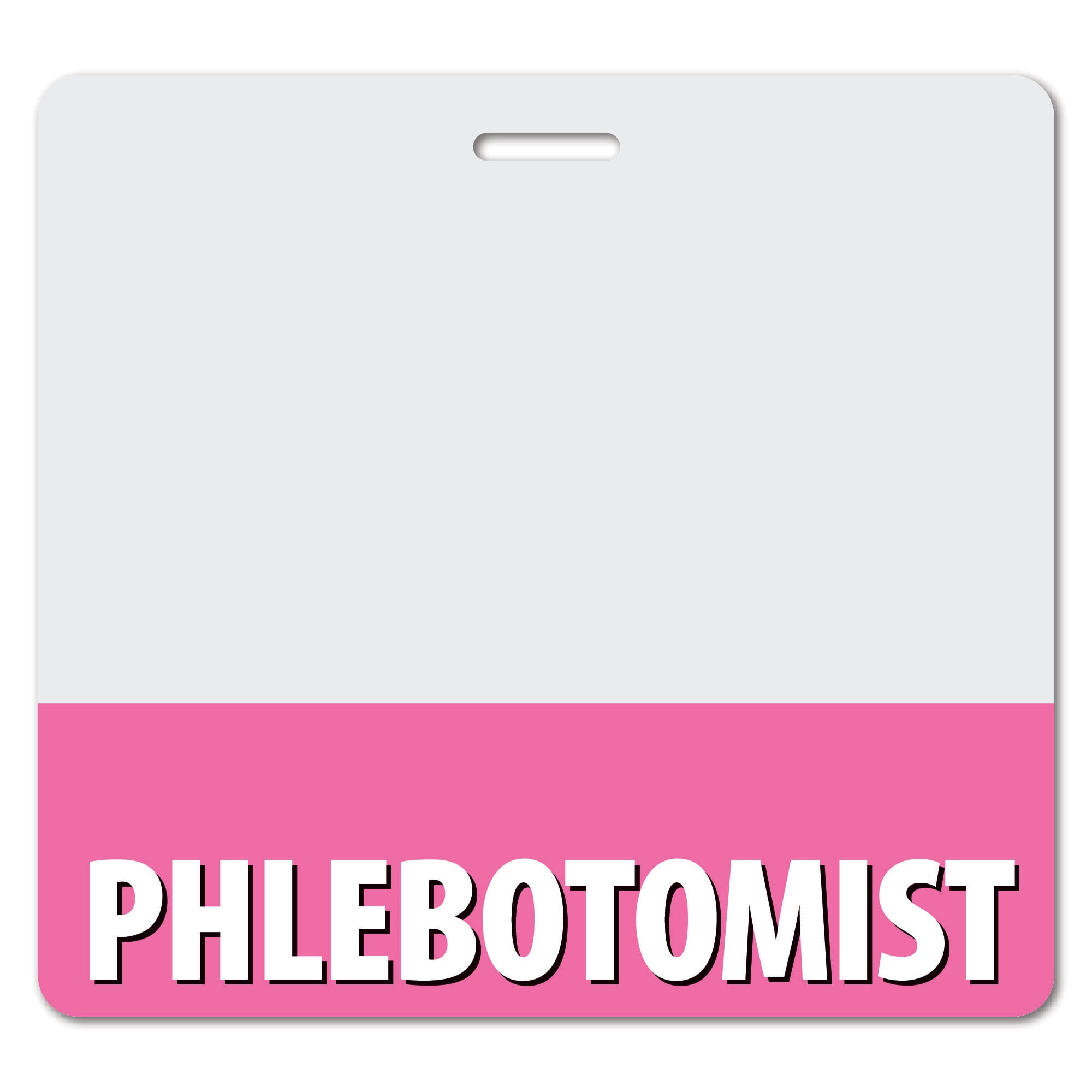 PHLEBOTOMIST Heavy Duty Horizontal Pink (100 pack) - Spill & Tear Proof ...