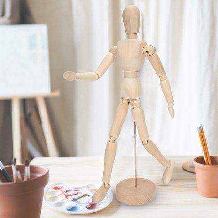 Fyydes Desktop Decor,Human Figure Model,Wooden Human Figure Model Toy ...