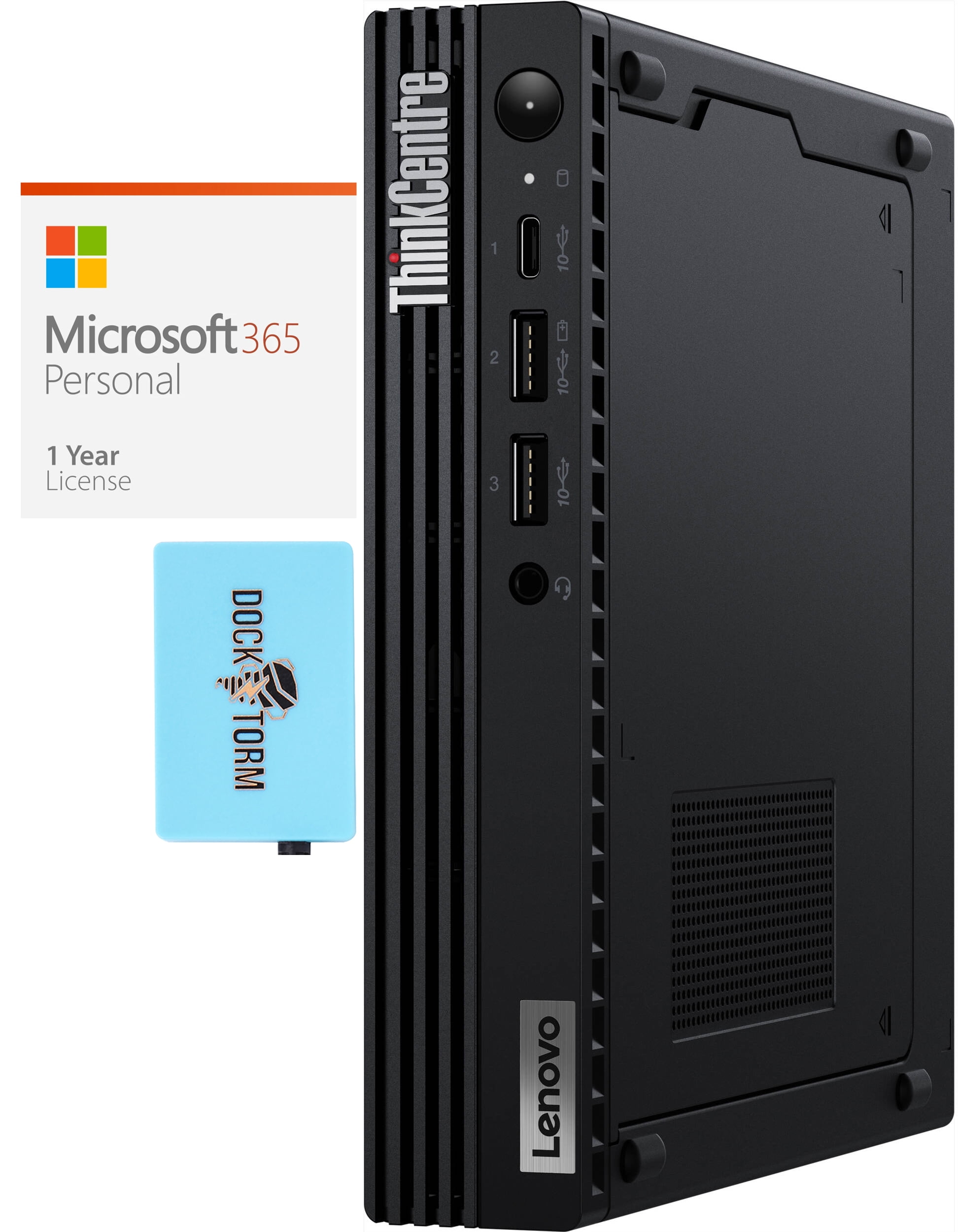 Lenovo ThinkCentre M90q Gen3 Business Mini Desktop (Intel i5-12500 6-Core, Intel UHD 770, 16GB ...