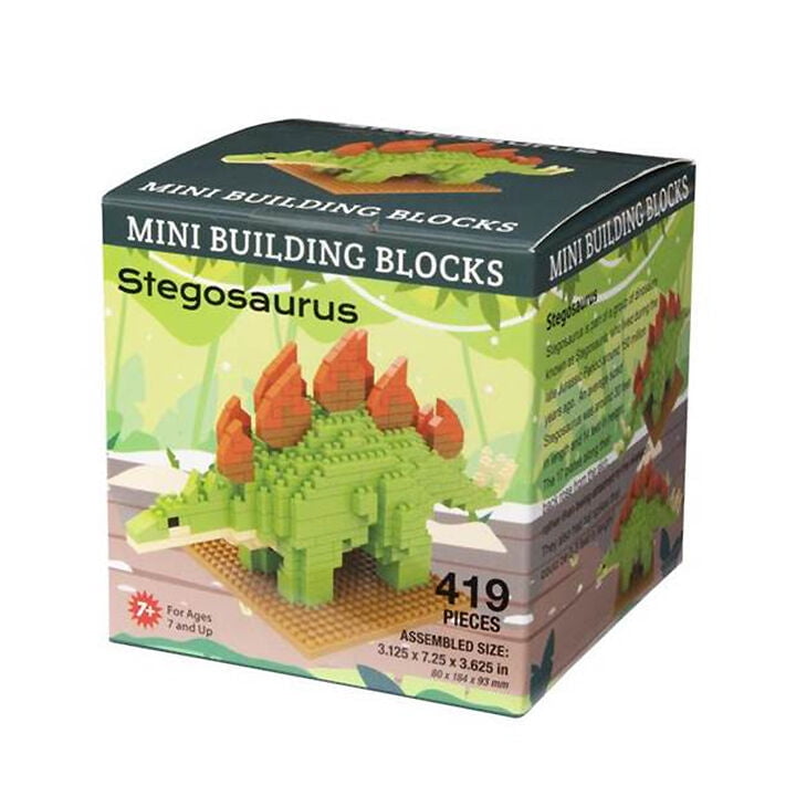 Mini Building Blocks - Stegosaurus - Walmart.com