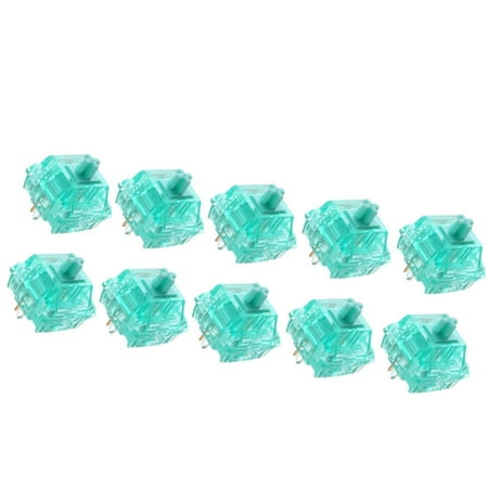 1 Set V3 Linear Switches Turquoise Color 63.5g 5-Pin Transparent Axis ...