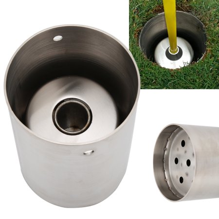 Loewten Stainless Steel Golf Hole Cup,Practice Green Golf Hole Cup ...