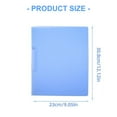 Document Folder with Side Open Rotating Clamp Water Resistant File ...