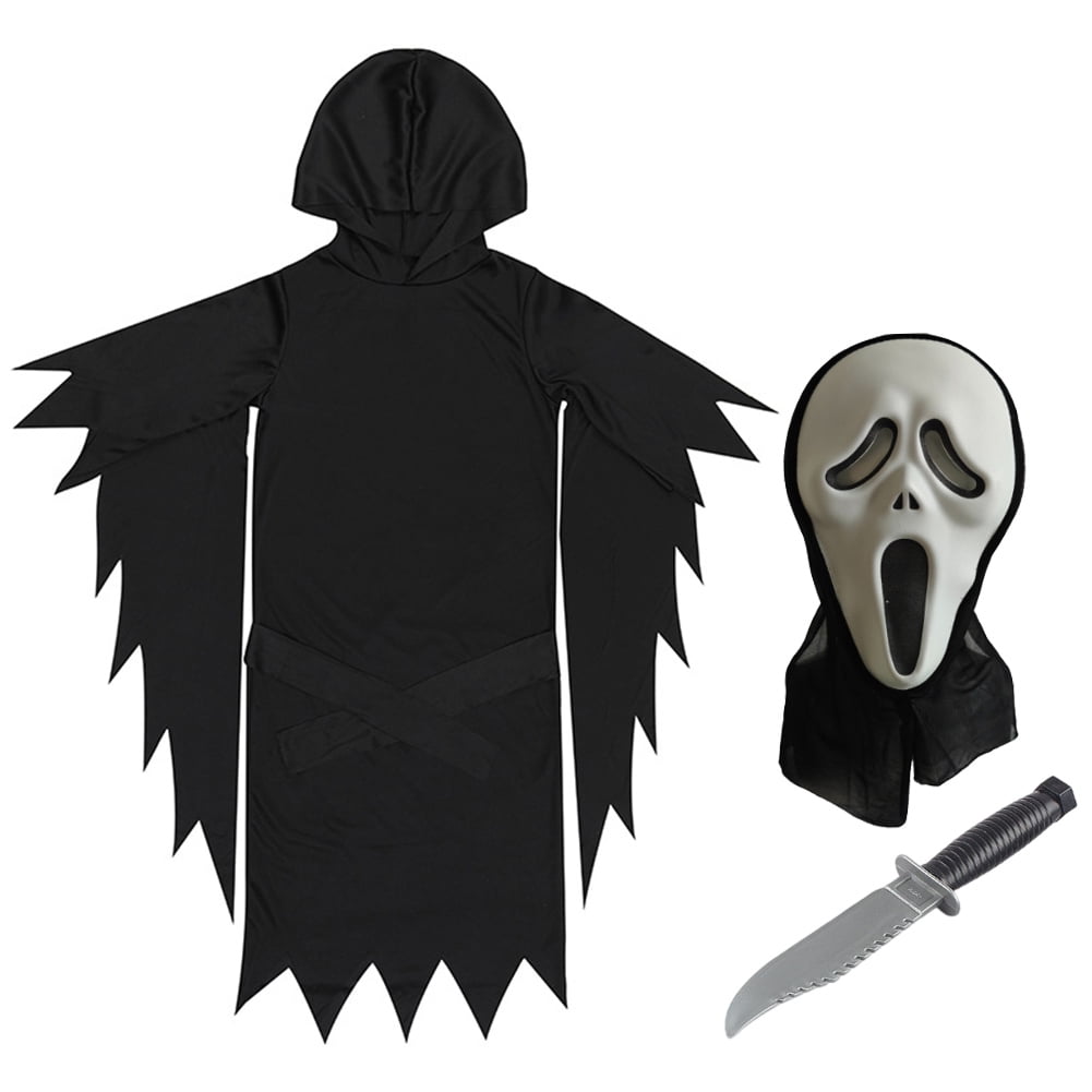 Disfraz Halloween Ghostface Cosplay Aterrador para Y Adultos | Bodega ...