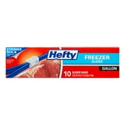 Hefty Slider Gallon Freezer Bags, Gallon Size, 10 Count - Walmart.com ...