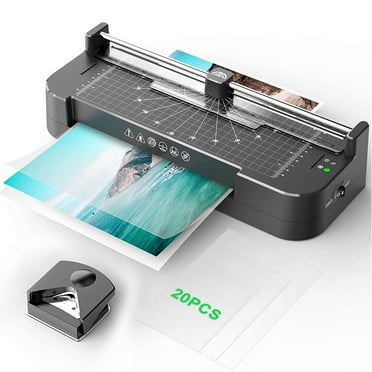 Laminator Machine 9-Inch Portable Thermal Laminater with Hot & Cold ...